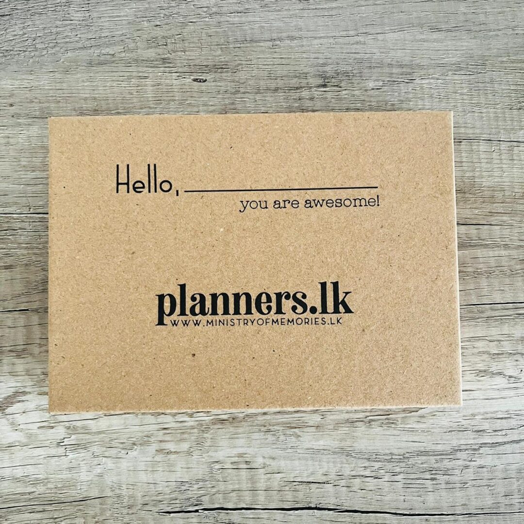 Sky Blue – Small Business Planner – A4 - planners.lk