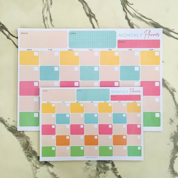 Color Pop – Monthly Planner - planners.lk