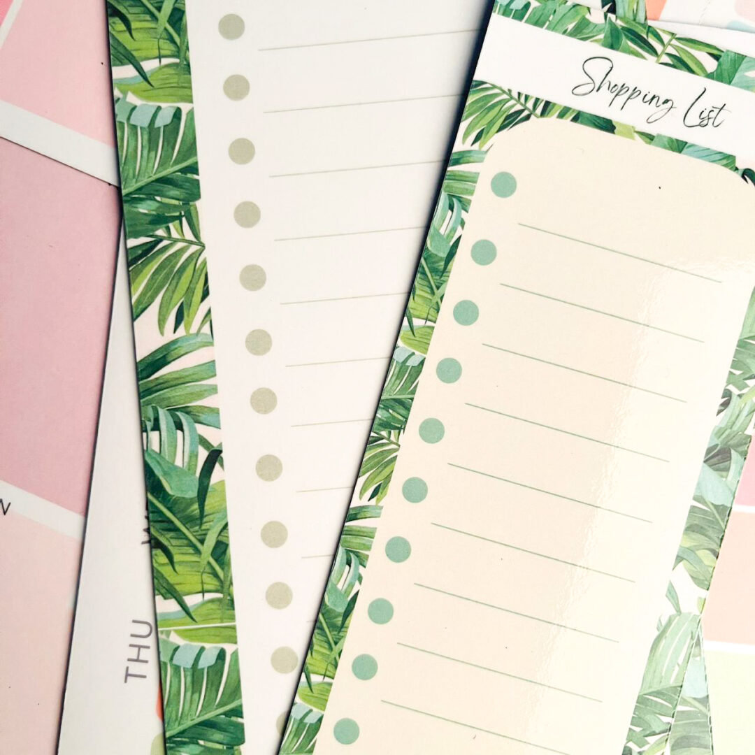 Magnetic To-Do List & Shopping List Bundle - planners.lk