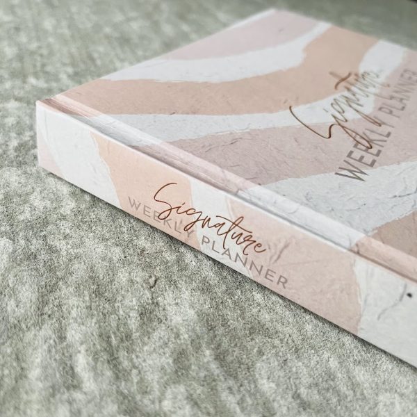 Full Year Undated – Signature Weekly Planner – Sandy Shores - planners.lk