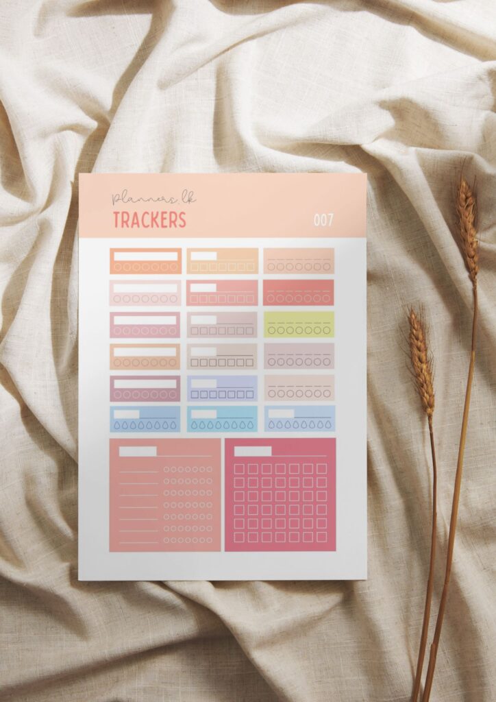 Functional Sticker Set [8 sheets] - planners.lk
