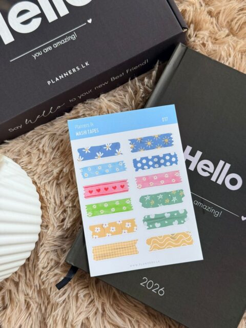 30 Sticker Sheets Pack – 2025 Collection - planners.lk